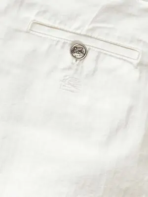Etro Chevron High-waist Bermuda Shorts