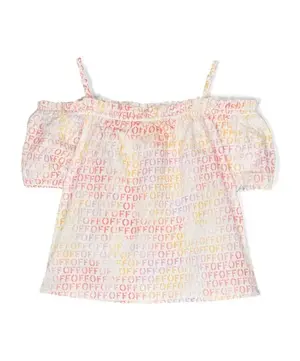 Off-White Logo-print Cotton Blouse