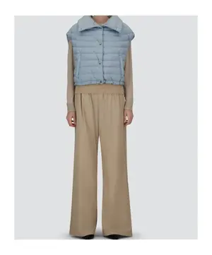 Herno Resort Vest In Lightweight Matt Nylon
