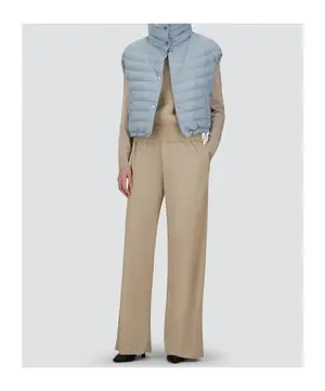 Herno Resort Vest In Lightweight Matt Nylon