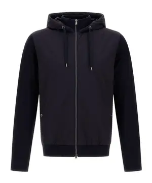 Herno Long-sleeved Zip-up Jacket - Black