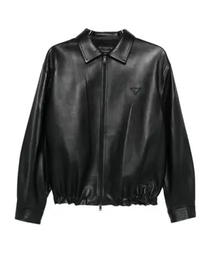 Prada Nappa Leather Jacket - Black