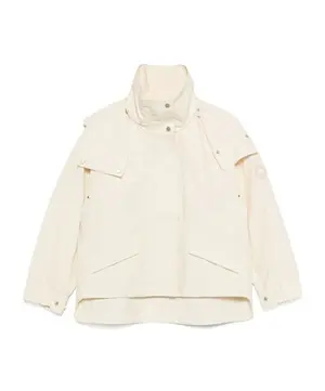 Canada Goose Turtleneck Parka Coat - White