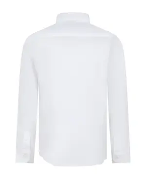 MSGM Logo-print Poplin Shirt