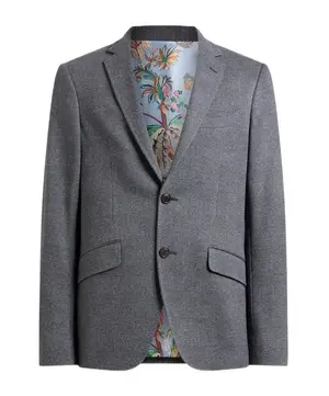 Etro Long-sleeved Suit Jacket With Notch Lapels - No