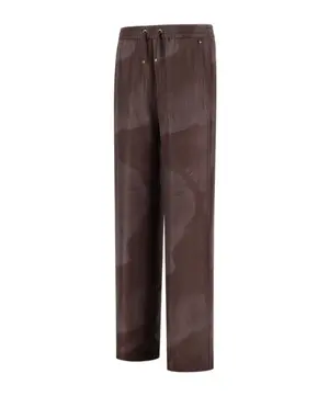 Herno Pure Silk Floral Print Resort Trousers