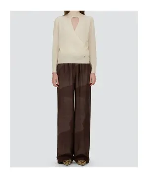 Herno Pure Silk Floral Print Resort Trousers