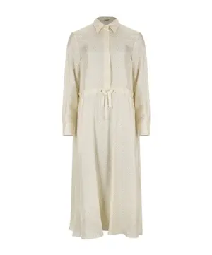 Herno Long-sleeved Dress - White