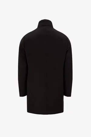 MOORER Single-breasted Wool Coat