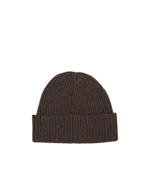 Brunello Cucinelli Ribbed Hat - Black