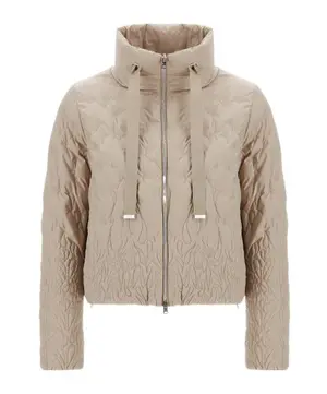 Herno Quilted High-neck Jacket - Chantilly
