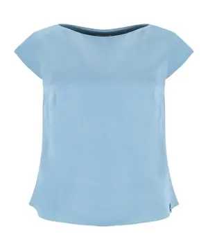 Herno Boat Neck Resort Blouse - Blue
