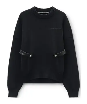Alexander Wang Crewneck Pullover - Black