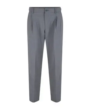 Herno Casual Pants With Belt Loops - Gray