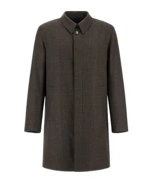 Herno Long-sleeved Coat - Black
