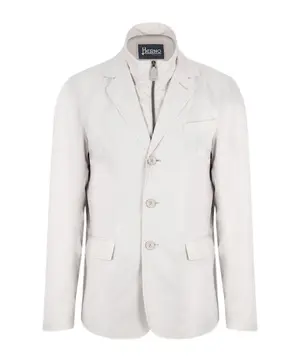 Herno High-neck Casual Jacket - White