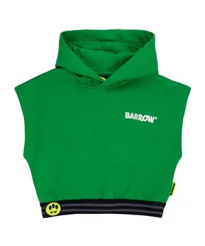BARROW Sleeveless Logo Hoodie