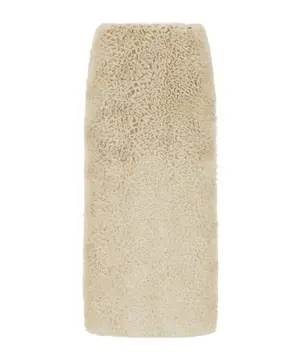 Herno Georgette Straight Skirt