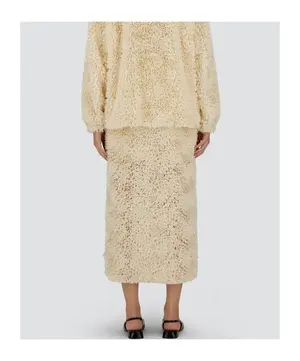 Herno Georgette Straight Skirt