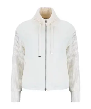 Herno High-neck Casual Jacket - White