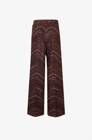 Missoni Zigzag-knit Casual Trousers