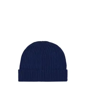 Brunello Cucinelli Ribbed Knit Hat - Blue