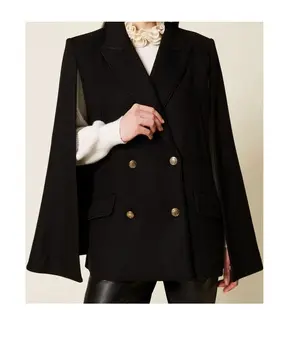 TWINSET Wool-blend Double-breasted Coat