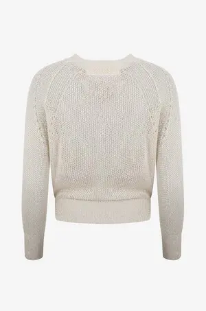 Ermanno Scervino Openwork Embroidered Cashmere Knit Cardigan