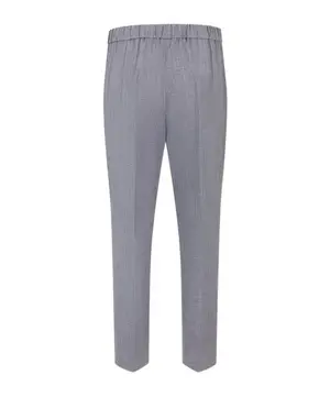 Fabiana Filippi Straight Leg Pleated Jogging Trousers - Gray