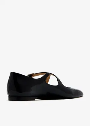 STUART WEITZMAN Lace-up Ballet Shoes