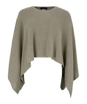 Fabiana Filippi Cape-style Knitwear - Kaki