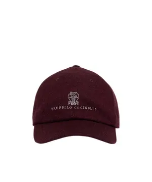 Brunello Cucinelli Graphic Baseball Cap - Brown