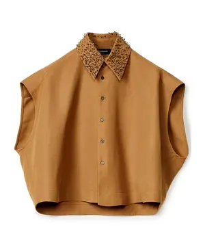 Fabiana Filippi Embellished Collar Shirt