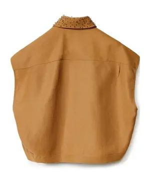 Fabiana Filippi Embellished Collar Shirt