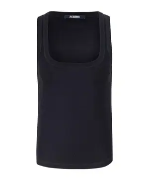 Jacquemus Square Neck Vest - Black