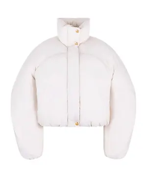 Jacquemus Stand-up Collar Cotton Coat