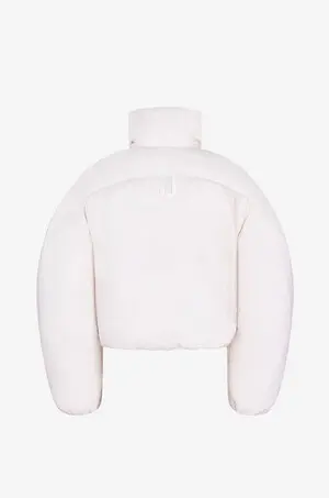Jacquemus Stand-up Collar Cotton Coat