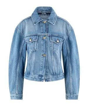 Jacquemus Single-breasted Denim Jacket - Blue