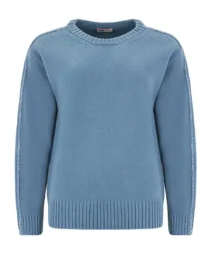 Herno Crew-neck Wool Sweater - Blue