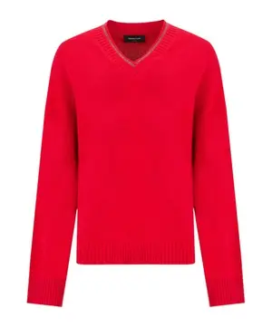 Fabiana Filippi Long-sleeved Sweater - Red