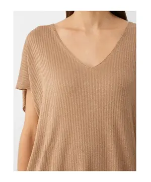 Herno V-neck Knit T-shirt