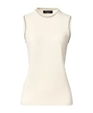 Fabiana Filippi Sleeveless Knitwear - Burro