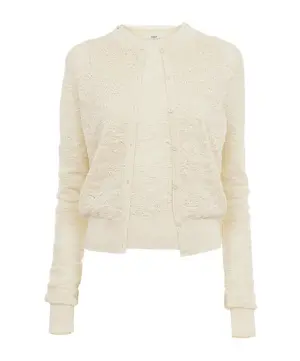 Chloé Tank Top And Knit Cardigan Twin Set - Nude