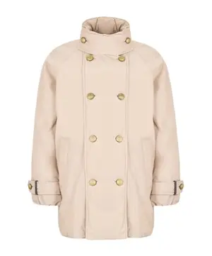 Brunello Cucinelli Long-sleeved Cotton-padded Jacket - Nude