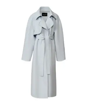 Fabiana Filippi Belted Coat - White
