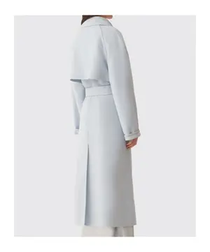 Fabiana Filippi Belted Long Coat - White