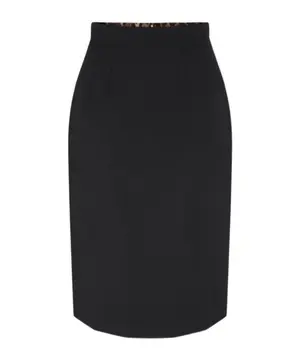 Dolce & Gabbana Straight Skirt - Black