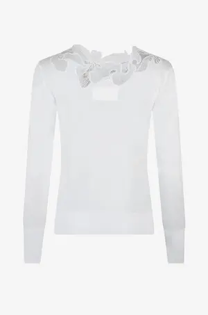 Ermanno Scervino Fine Knit Wool Pullover