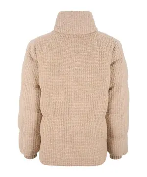 Fabiana Filippi Stand-up Collar Zipper Cotton Jacket