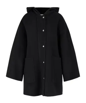 Khaite Long-sleeved Coat - Black